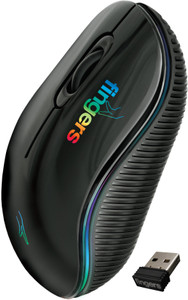 FINGERS RGB-NoviTrend Wireless Ambidextrous Optical Mouse with ...