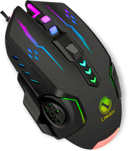 Rocketek Colorful Light Effect Ergonomic Gaming Mice with 4-level ...