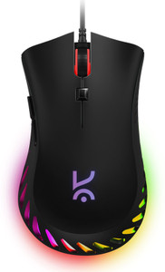 Kreo Falcon Wired Gaming Mouse, Pixart Sensor, RGB Mouse, Adjustable ...
