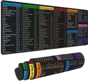 Olsic Anti-Slip Keyboard Pad with Shortcuts Key Patterns, Large Cheat ...