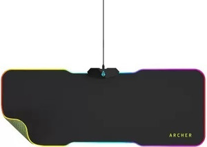 Archer Tech Lab 400 Gaming Mousepad, 16 RGB Strip Design, Touch Control ...