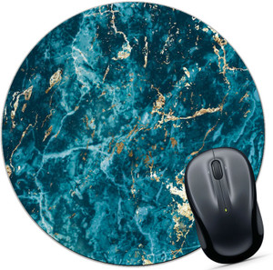 TrendoPrint Printed Circle Gaming Rubber Base Mouse Pad for Laptop ...