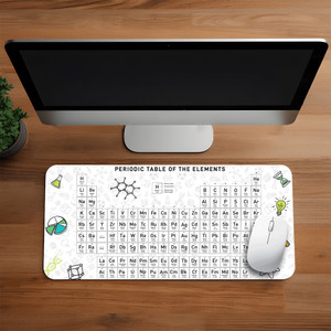 ZORI Periodic Table Element Printed Mouse Pad for Gaming Computer ...