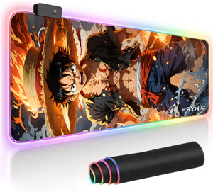 psynic Gaming Mousepad Soft Mouse Pad, LED Glowing modes for Computer ...