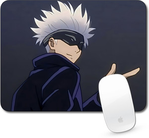 Times Comic Satoru Gojo Smile Mouse Pad Jujutsu Kaisen Gojo For Laptop ...
