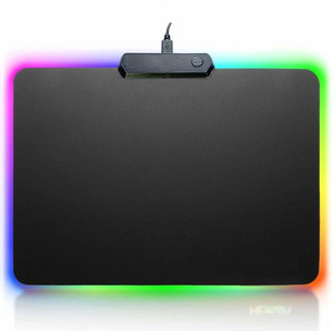 ELECTRO WOLF 10 Mode RGB Extended Soft Mousepad Smooth Surface & Non ...