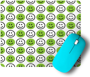 PrintingZone Smiley Emoji Mouse Pad (9 X 7 Inch) Printed Mouse Pad For ...