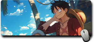 Masipicks XXL One Piece Anime Luffy Rubber Base Mouse Pad (31 x 12 ...