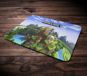 Printwala Minecraft Mouse Pad Printed Mousepad For Laptop Pc (9x7 ...