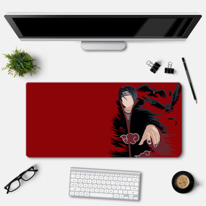 LAMRON Itachi Uchiha Abstract Desk Mat | Deskpad | Computer Table Mat ...