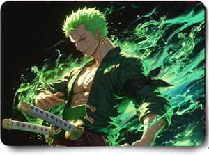 Aniithing Zoro Anime gaming Mouse Pad Non-Slip Rubber Base for Computer ...