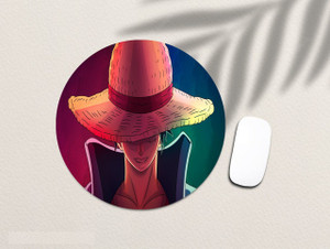 InkWynk Luffy Anime Round Non Slip Base Mousepad - InkWynk : Flipkart.com