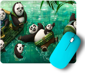 Printwala Panda Mouse Pad Printed Mousepad For Laptop Pc (9x7 Inches ...