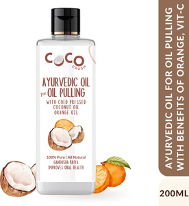 COCO CRUSH Ayurvedic Coconut Oil for Oil Pulling, Cold-pressed & Virgin ...