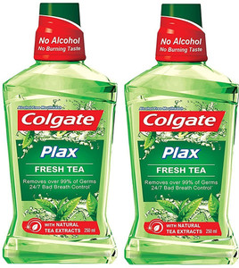 Colgate Plax 250 ml Each (Pack of 2) - Fresh Tea - Buy Oral Care ...