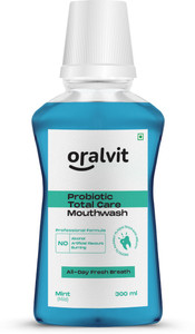 Oralvit Probiotic Total Care Mouthwash|Kill 99% of Germs | For Men ...