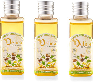 Qelica Oil Pulling Mouthwash For Oral & Dental Care, Teeth Whitening ...