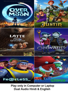 Over the Moon , Justin , Latte and the Magic Waterstone , Onward ...