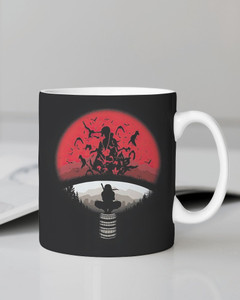 genZspot Naruto Itachi's Uchiha Printed Ceramic Anime Coffee Cup for ...