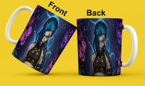 Print My Vibe Arcane Jinx Anime Printed Coffee Anime Ceramic Cup for ...
