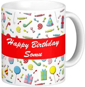 GNS National Happy Birthday Somu Quotes 011 Ceramic Coffee Mug Price in ...