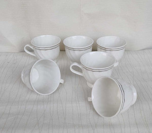 CCD'S Pack of 6 Bone China NEW CCDD Small Size Tea Cups Set of 6 for ...