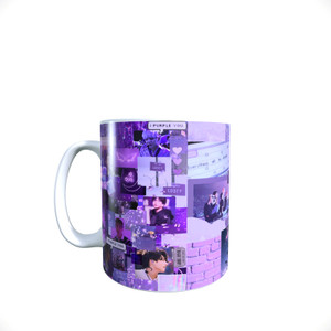 MUGSIP Cup Bts purple Bts Army Bts Signature V Suga J Hope Jungkook Jin ...