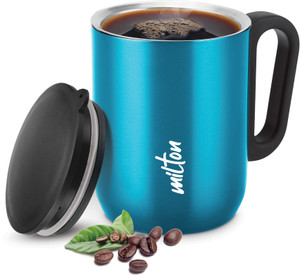 MILTON Erin Coffee 250 Double Walled Coffee 240ml Inner Steel & Lid ...