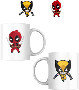 Graffi Tee deadpool and wolverine coffee mug Ceramic Coffee Mug Price ...