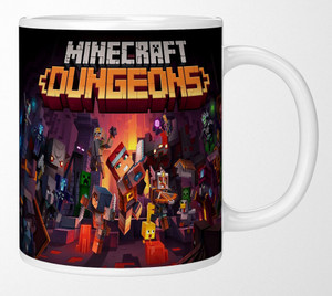 PrintingZone Minecraft Cup Cartoon Printed mug For Birthday Gift Boys ...