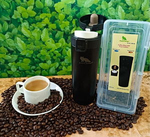 aryan surya Stainless Steel Vacuum Insulated coffee mug with push ...