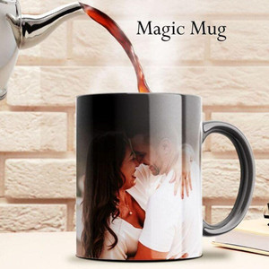 SK Prints Magic Black Hot Water Ceramic Coffee Mug Price in India - Buy ...