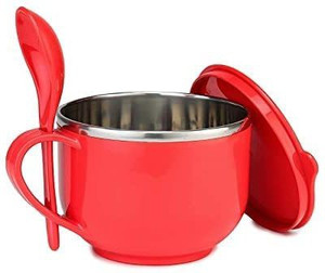 GS ECOM Maggi & Soup Bowl Set with Spoon, Airtight Leak Proof Lid ...