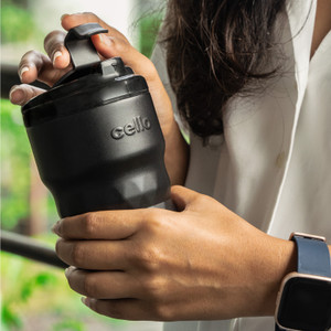cello Nomad Vacusteel 350 ml | Vacuum Insulated Flask | Travel, Black ...