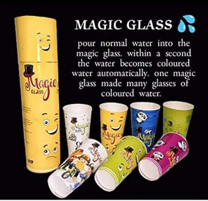 Surisha Magic Glass Holi(Pack of 10), Color Convert Normal Water into ...