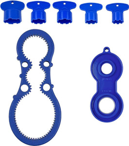 VASADIGITAL 7 Blue Faucet Aerator Wrench Key Removal Tool, Key-16.5, 18 ...
