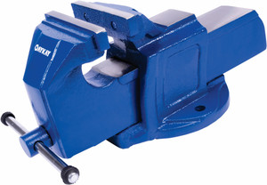 Oaykay Bench Vice SG Iron 3 inches, Fixed Base, Blue, Professional Vice ...
