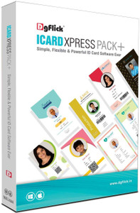 Dgflick Icard Xpress Pack Plus Id Card Designing Software With Qr