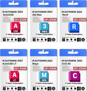 LIONWY AutoCAD + Revit + 3ds Max + LT + Civil 3D + Maya Software 3-Year ...