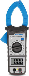 Metravi DT-1150 Digital AC Clamp Meter upto 1000A with full function ...