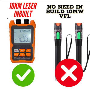 New Trensh Optical Power Meter With 10KM Laser With Lan Tester And ...