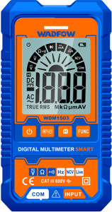 Wadfow Digital Multimeter, Smart Function AC/DC Voltage Resistance ...