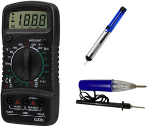 Crafts Haveli Multimeter 830, Desoldering Pump & Continuty Tester ...