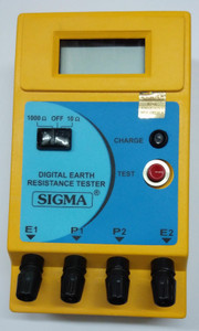 SIGMA Digital Earth Resistance Tester (0-10-1000 Ohms) Without ...