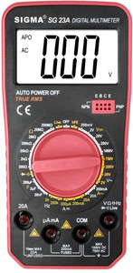 SIGMA Multimeter SG 23A TRMS with Frequency & Capacitance, Current Upto ...