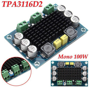 electrolight TPA3116D2, DC 12-26V 100W A Mono Channel digital Power ...