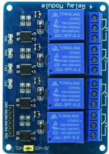 iBAT SOLUTIONS 4 CHANNEL RELAY MODULE - 12 V Multipurpose Controller ...