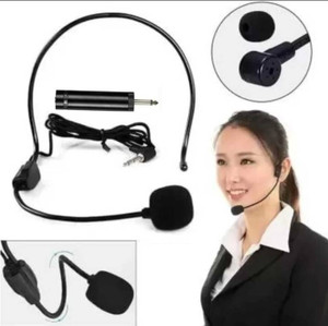 DBD Neck band Microphone 5m long wire 3.5 mm & 1/4 jack PA Microphone ...