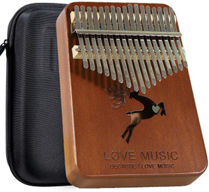 SYGA Thumb Piano Kalimba 21-Tone Keys Finger Dream Deer with Protective ...
