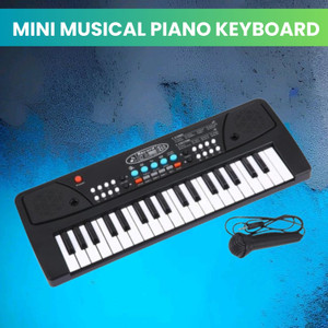 SACRO (Piano Keyboard) with Mic/37 Keys 8Rhythms, 8Tones, Portable ...